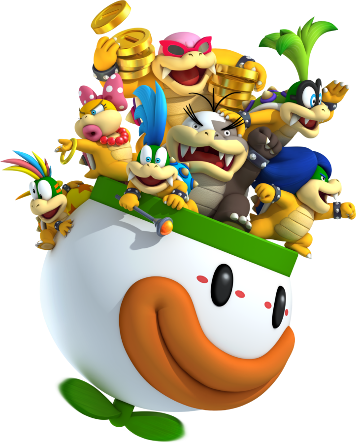 File:Koopalings-NSMB2.png - Super Mario Wiki, the Mario encyclopedia