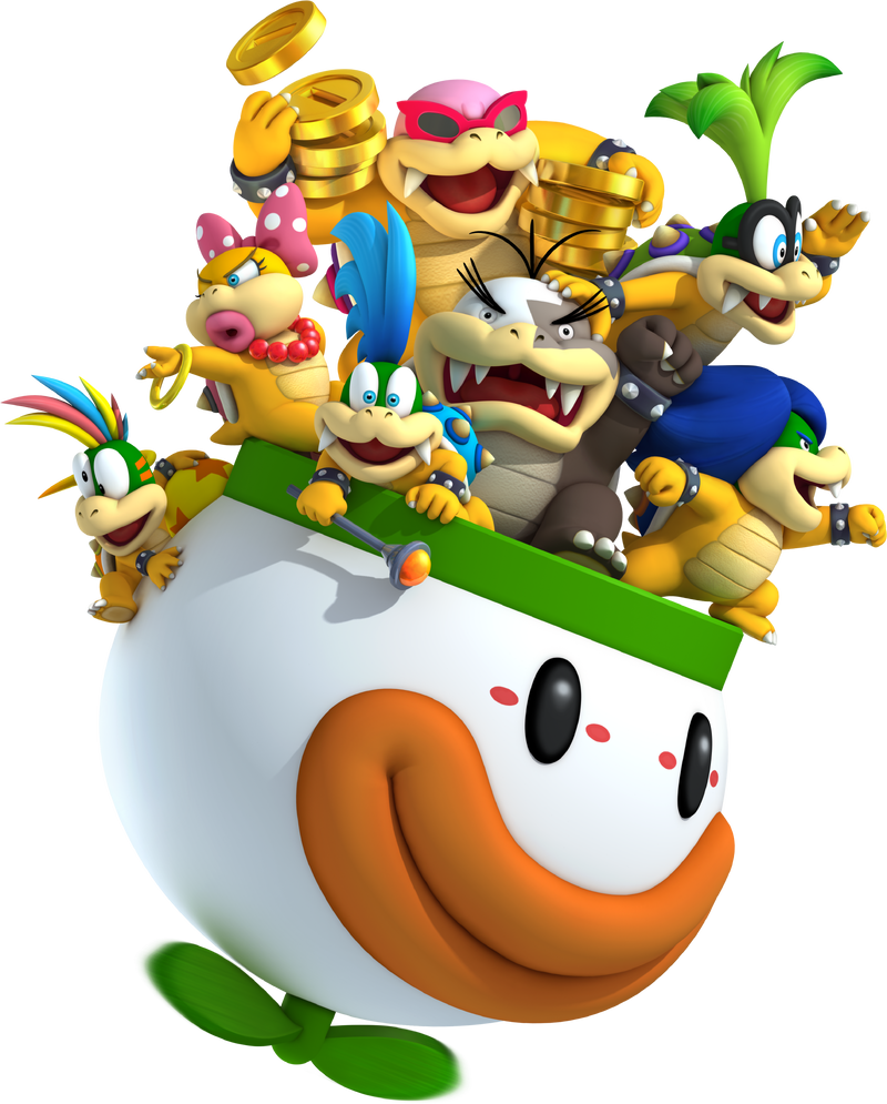File:Koopalings-NSMB2.png - Super Mario Wiki, the Mario encyclopedia