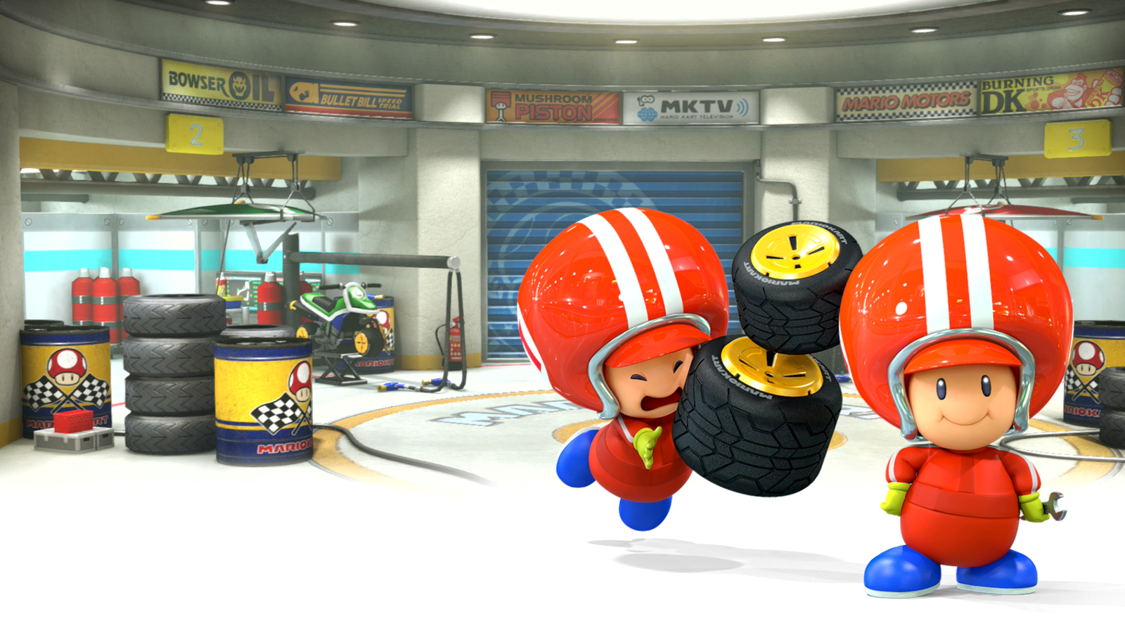 File:MK8DX Background Toads Garage.png - Super Mario Wiki, the Mario ...