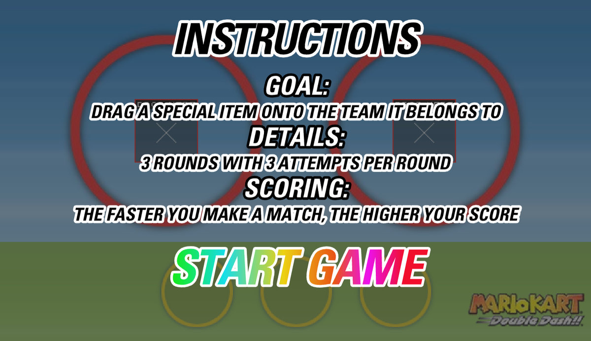 Mario Kart: Double Dash!! matching game - Super Mario Wiki, the Mario ...