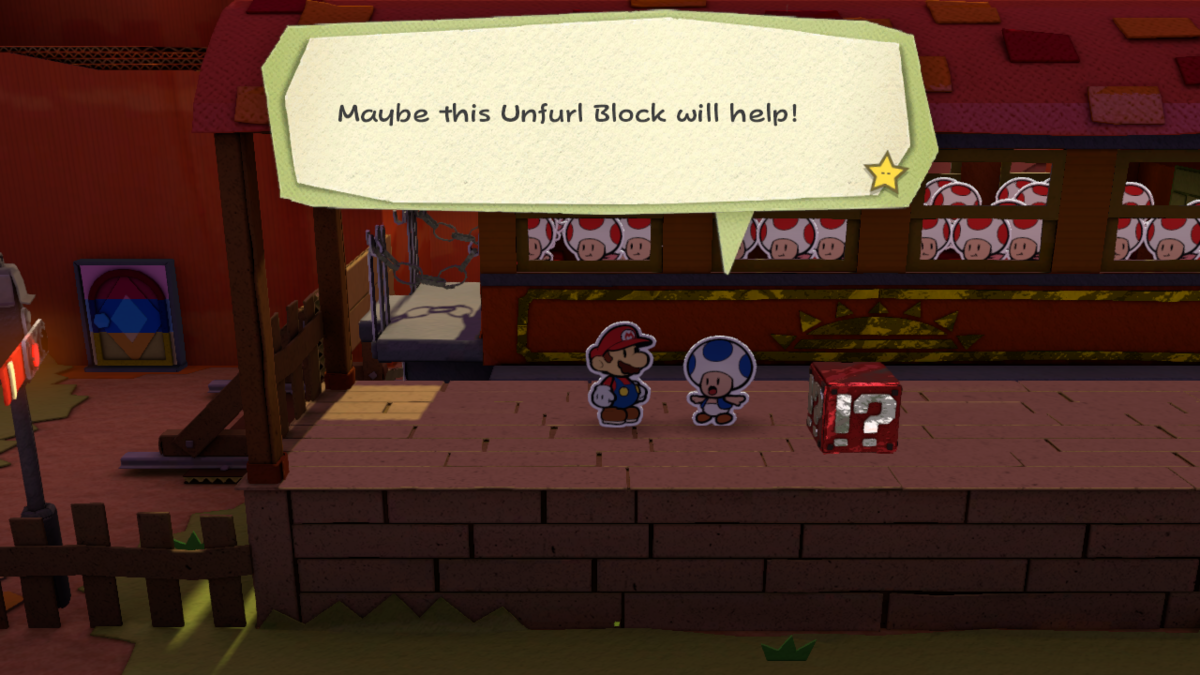 File:PMCS Sunset Express Unfurl Block.png - Super Mario Wiki, the Mario ...