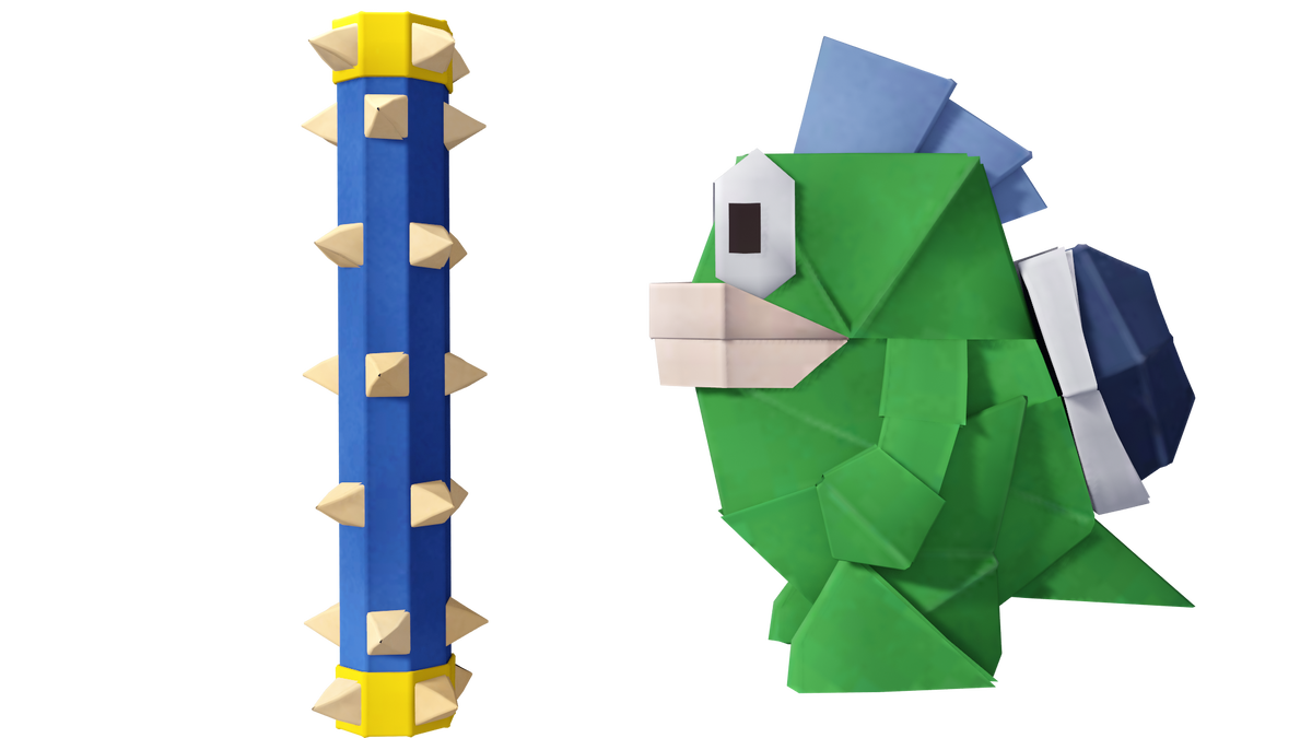 File:PMTOK Spike Unused Spiked Roller.png - Super Mario Wiki, the Mario ...