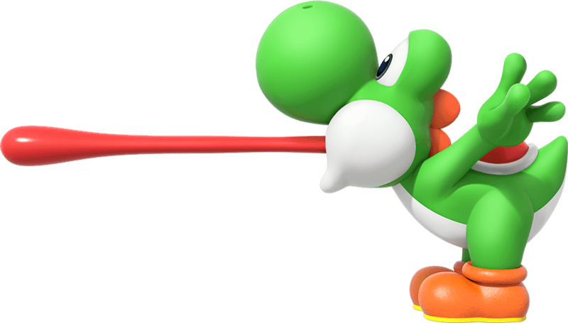 File:PN Yoshi with tongue out.png - Super Mario Wiki, the Mario ...