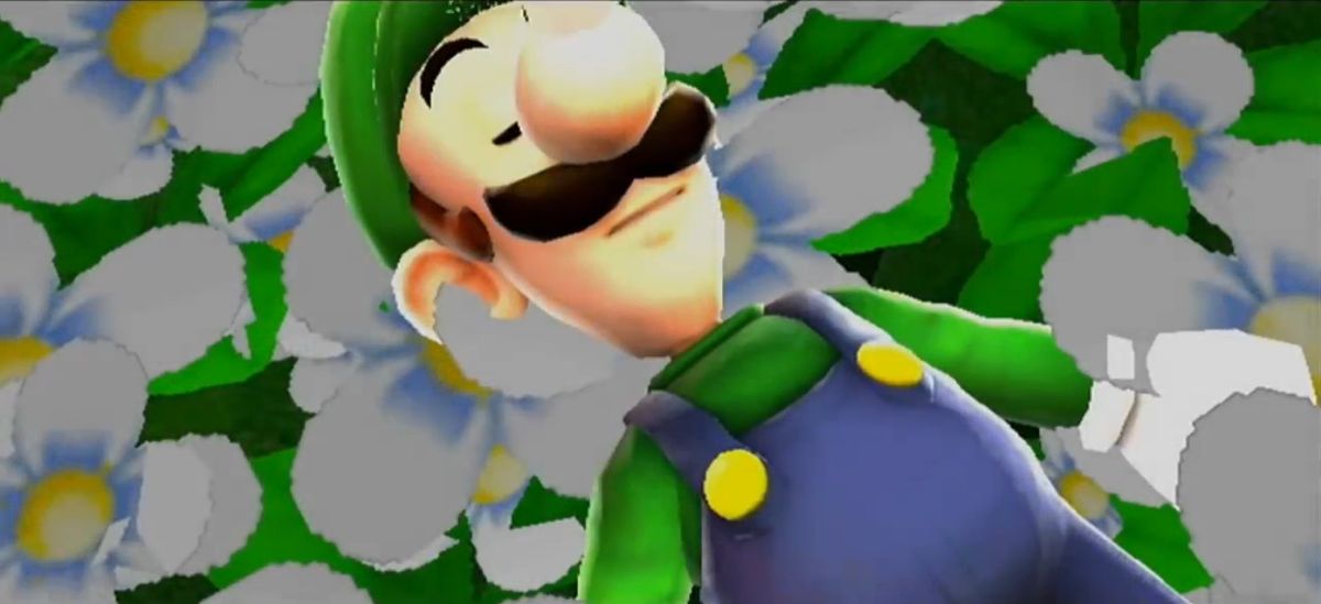 File:SMG Luigi on the ground.jpg - Super Mario Wiki, the Mario encyclopedia