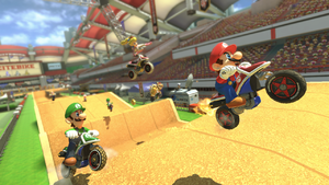 Excitebike Arena - Super Mario Wiki, the Mario encyclopedia