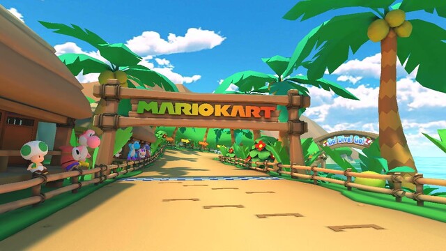 File:MKT 3DS Cheep Cheep Lagoon Starting Line.jpg - Super Mario Wiki ...
