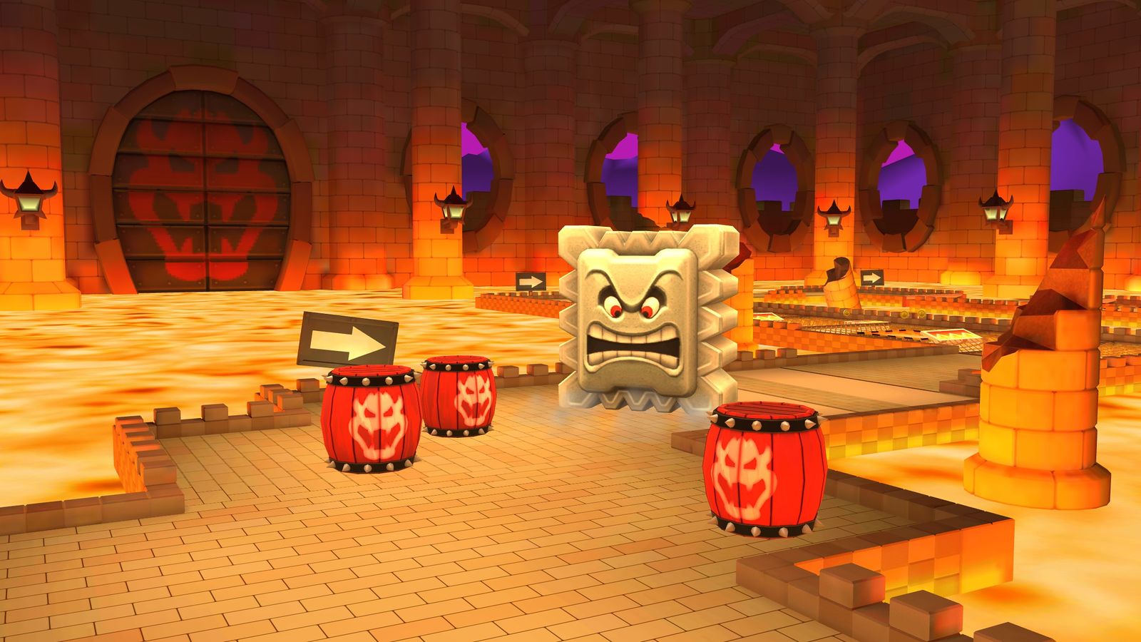 File:MKT GBA Bowser Castle 2 Bomb Scene.jpg - Super Mario Wiki, the ...