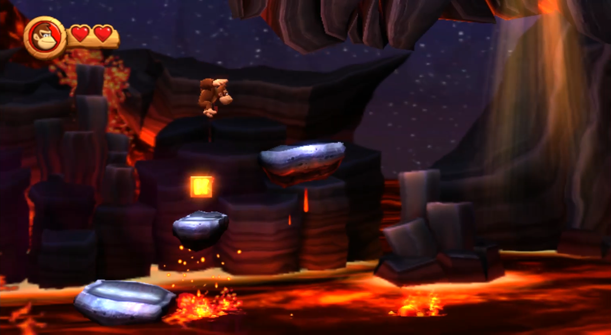 File:DKCR Red Red Rising Letter K.png - Super Mario Wiki, the Mario ...