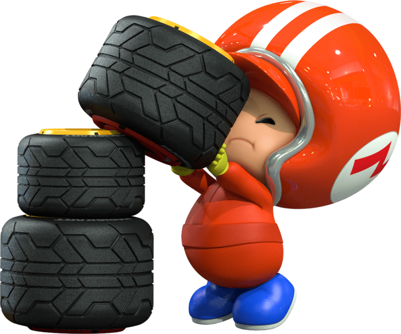 File:MK8 Toad Mechanic Artwork.png - Super Mario Wiki, the Mario ...