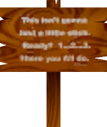 Sign - Super Mario Wiki, the Mario encyclopedia