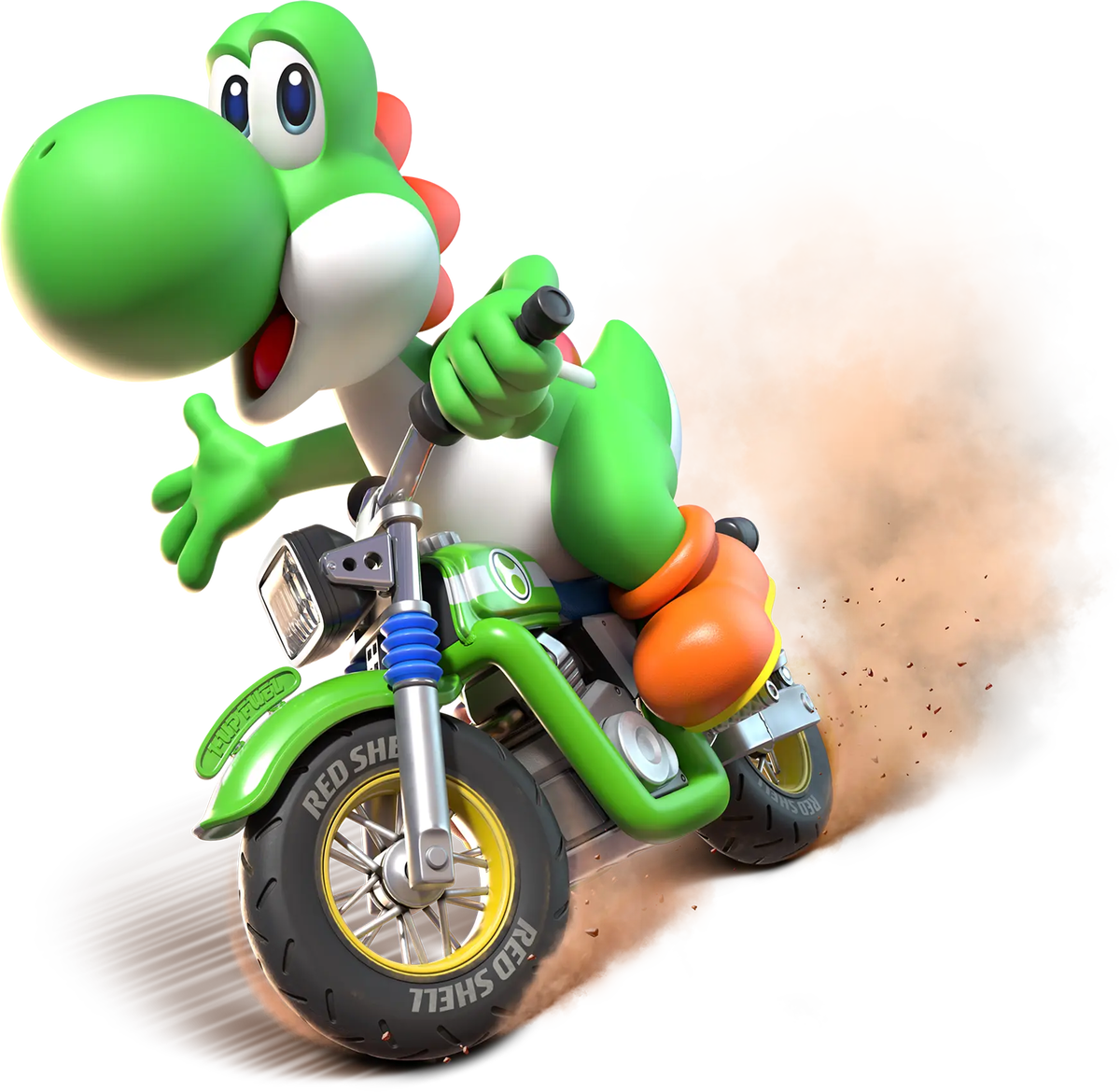 File:MKWorld Yoshi.png - Super Mario Wiki, the Mario encyclopedia