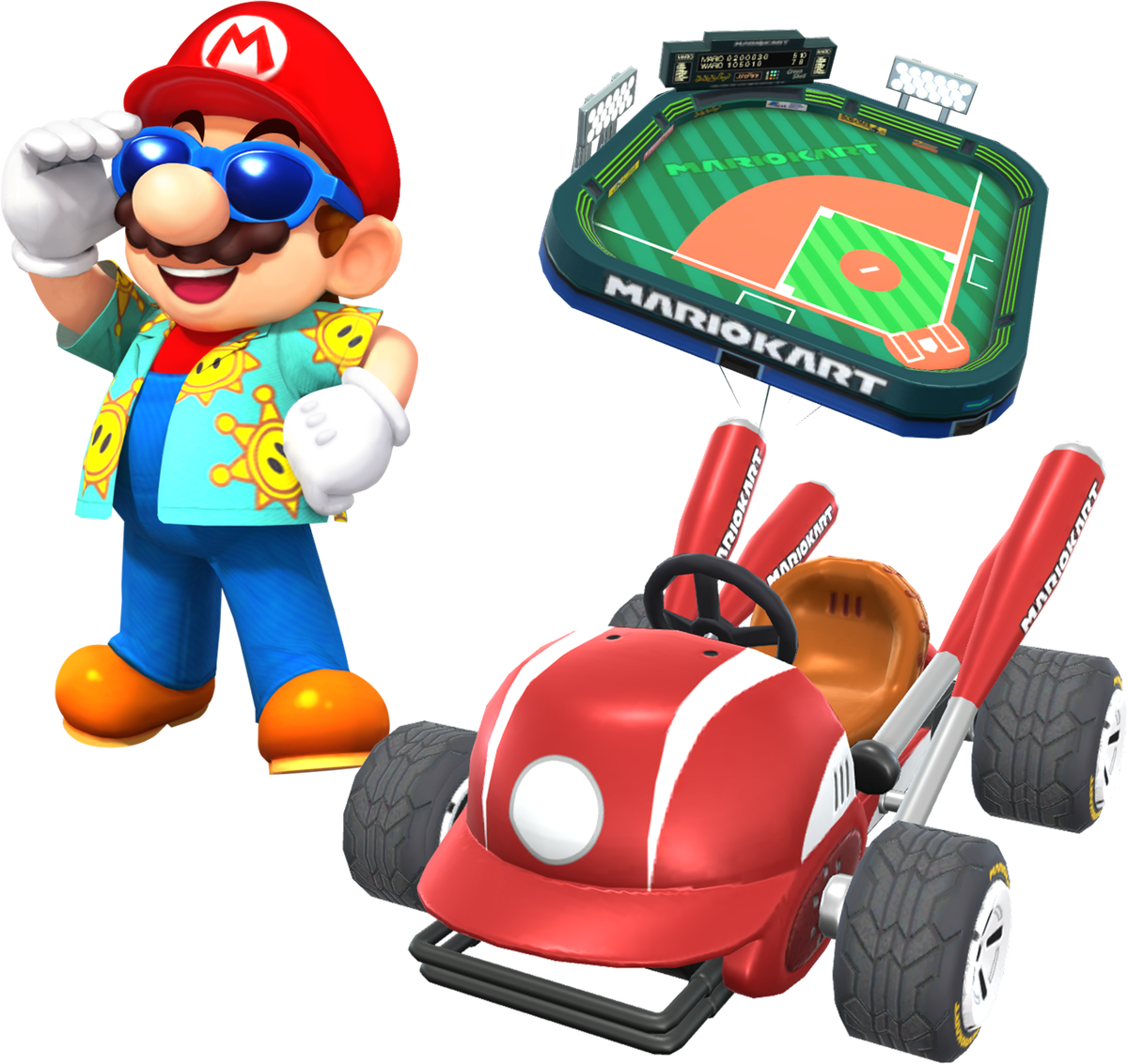 File:MKT Mario Sunshine render.png - Super Mario Wiki, the Mario ...