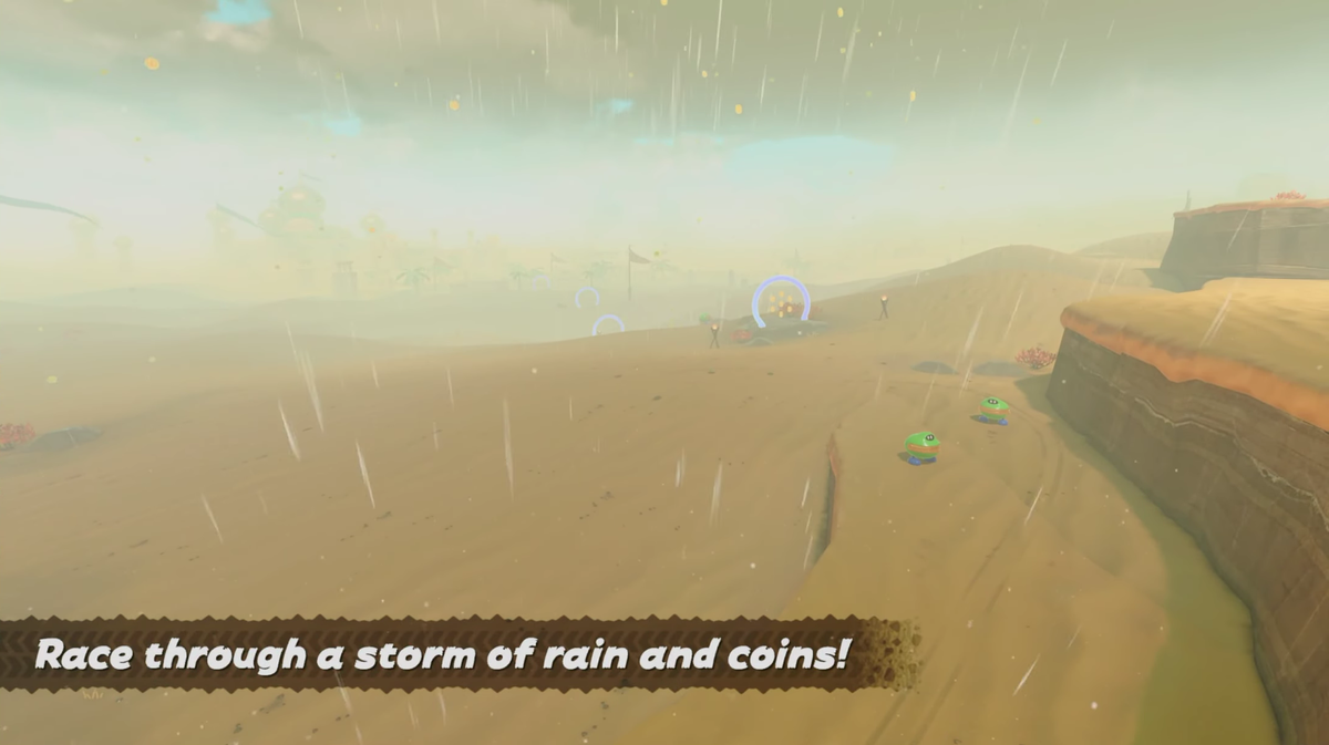 File:MKWorld Mission Race through rain and coins.png - Super Mario Wiki ...