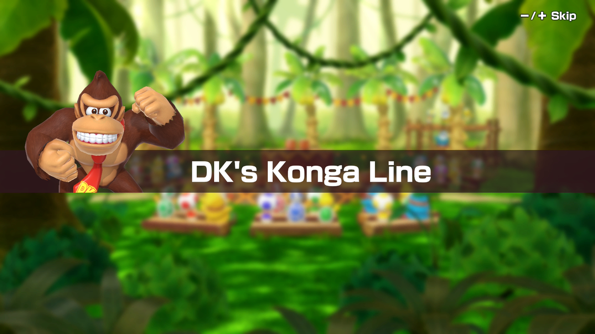 File:SMPJ DK Konga Line Title.png - Super Mario Wiki, the Mario ...