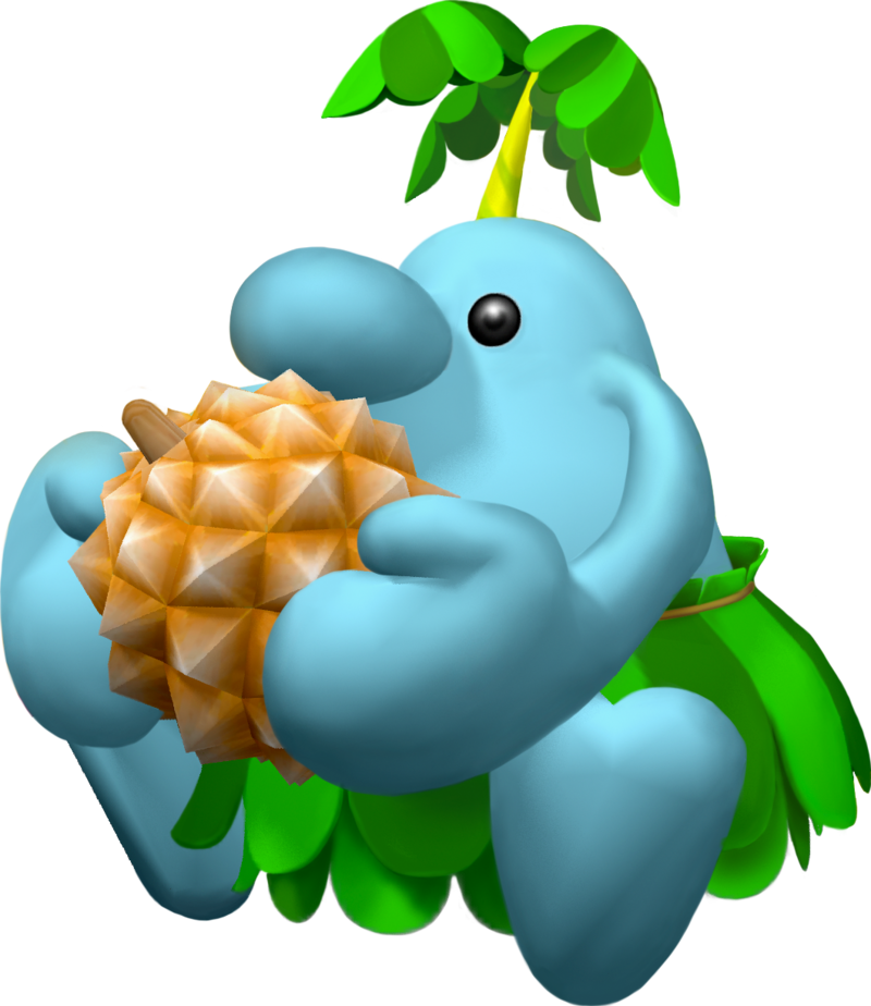 File:SMS - Blue Pianta (shadowless).png - Super Mario Wiki, the Mario ...