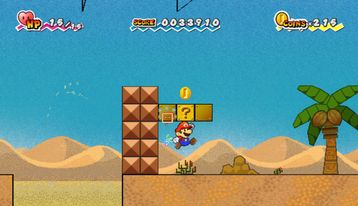 File:SPM Hidden Block 2B.png - Super Mario Wiki, the Mario encyclopedia