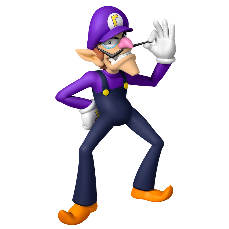 File:Mario Party - Island Tour Waluigi Artwork.png - Super Mario Wiki ...