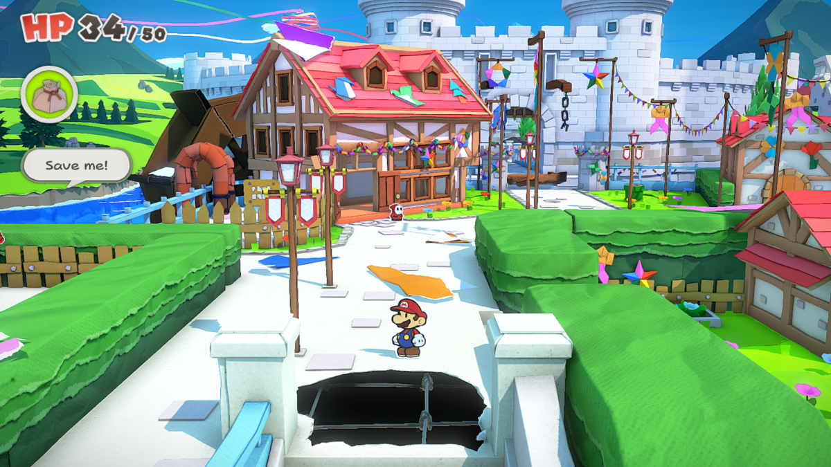 File:PMTOK Toad Town Not-Bottomless Hole 13.png - Super Mario Wiki, the ...