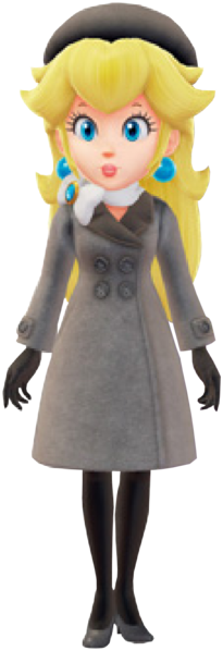 File:SMO Artwork Peach (Wintertime).png - Super Mario Wiki, the Mario ...