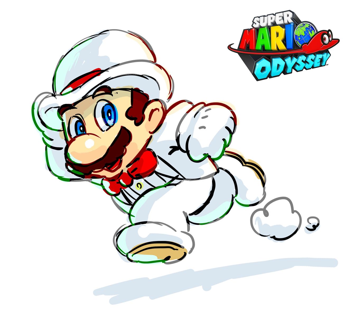 File:SMO Concept Art - Mario's Tuxedo.jpg - Super Mario Wiki, the Mario ...