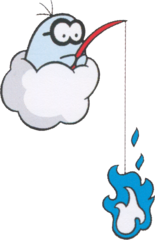 Fishing Boo - Super Mario Wiki, the Mario encyclopedia