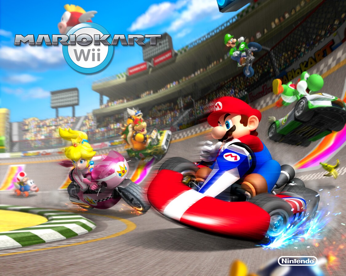 File:MKWii Wallpaper 2.jpg - Super Mario Wiki, the Mario encyclopedia