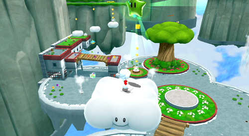 Fluffy Bluff Galaxy - Super Mario Wiki, the Mario encyclopedia