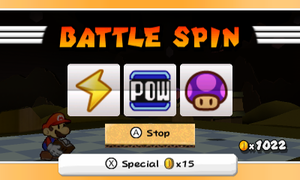 Battle Spin - Super Mario Wiki, the Mario encyclopedia