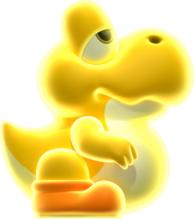 Glowing Baby Yoshi - Super Mario Wiki, the Mario encyclopedia