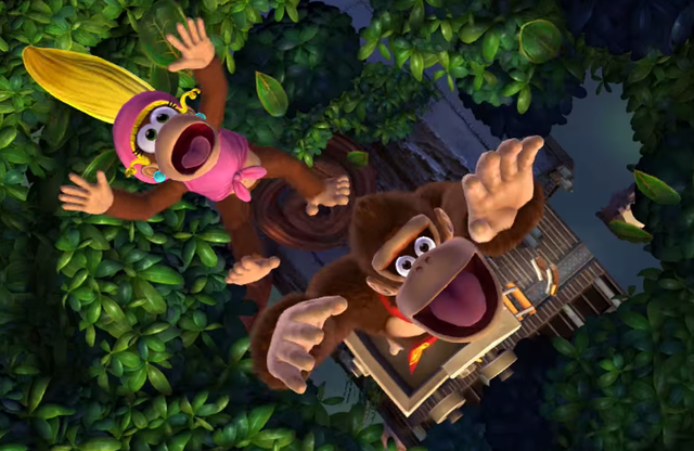 File:DKDixieFalling.png - Super Mario Wiki, the Mario encyclopedia