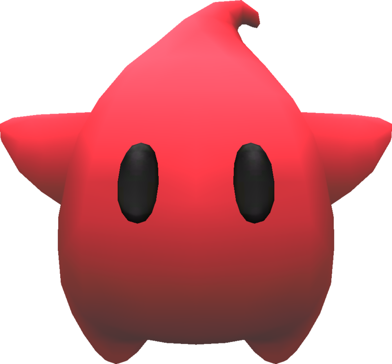 File:SMG Asset Model Luma (Red).png - Super Mario Wiki, the Mario ...