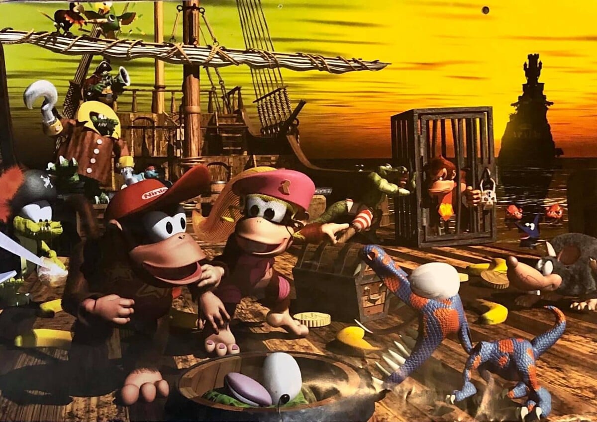 File:DKC2 Cover alt art.jpg - Super Mario Wiki, the Mario encyclopedia