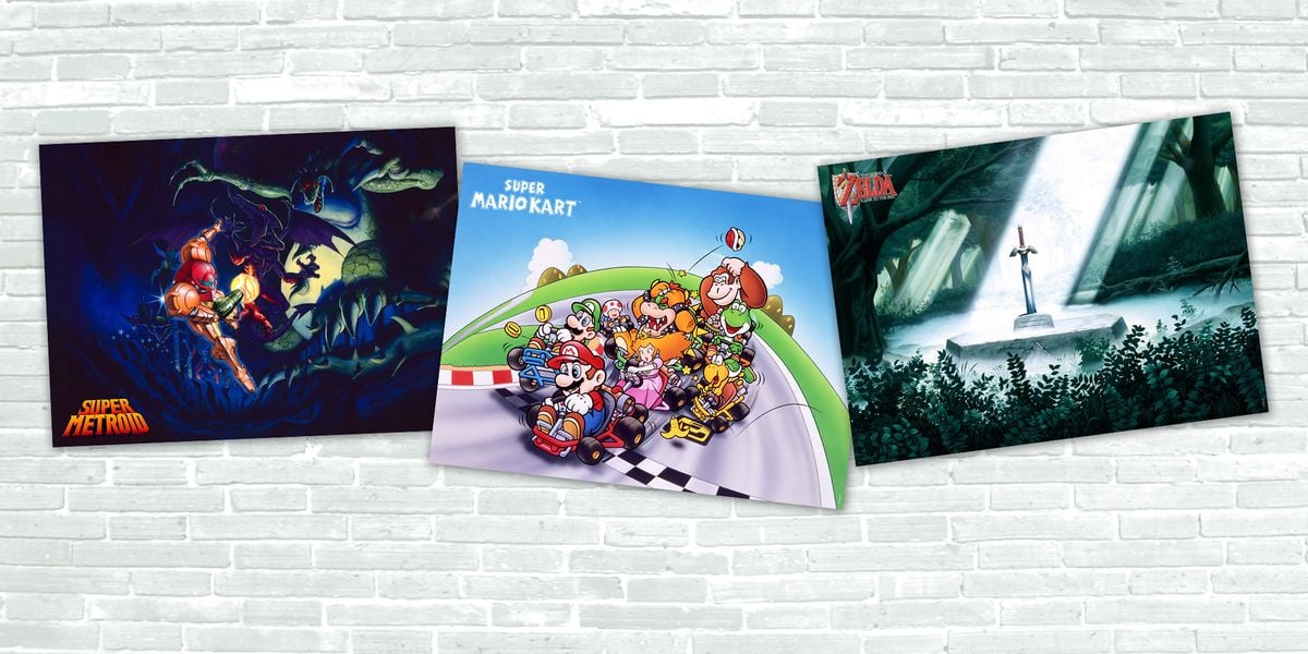 File:My Nintendo Store SNES posters.jpg - Super Mario Wiki, the Mario ...