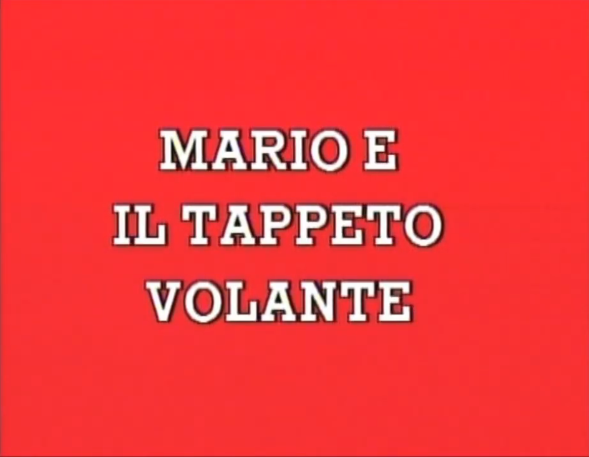 File:TSMBSS Mario's Magic Carpet title card ITA.png - Super Mario Wiki ...
