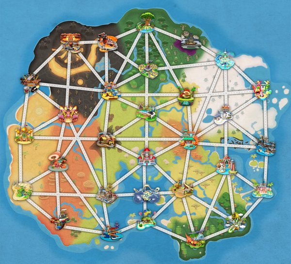 Template:Mario Kart World map - Super Mario Wiki, the Mario encyclopedia