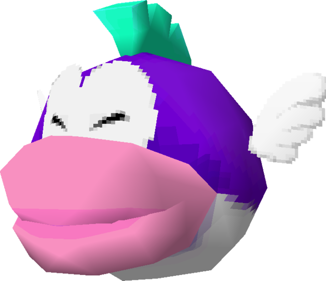 File:NSMBCheepChompModel.png - Super Mario Wiki, the Mario encyclopedia