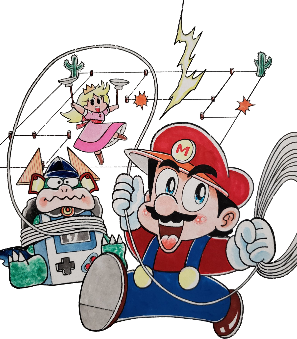 File:Qix art KC Mario.png - Super Mario Wiki, the Mario encyclopedia