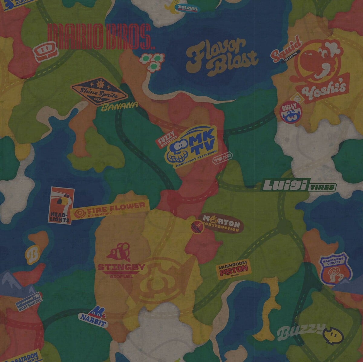 File:MKWorld Map pattern BG.jpg - Super Mario Wiki, the Mario encyclopedia