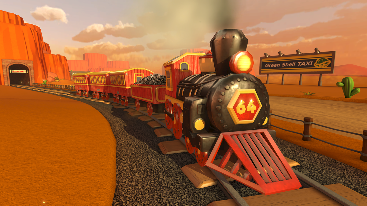 Train (obstacle) - Super Mario Wiki, the Mario encyclopedia