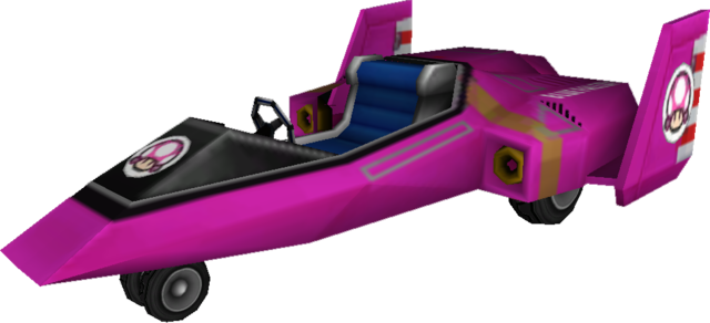 File:Blue Falcon (Toadette) Model.png - Super Mario Wiki, the Mario ...