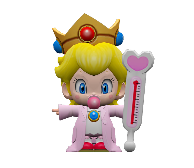 File:DMW Dr Baby Peach Model.png - Super Mario Wiki, the Mario encyclopedia