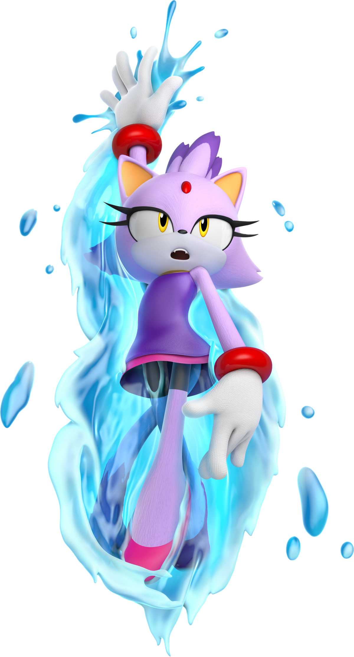 File:MSOGT Blaze Swimming.png - Super Mario Wiki, the Mario encyclopedia