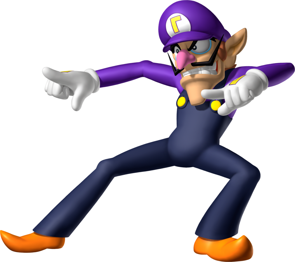File:Waluigi Artwork - Mario Party DS.png - Super Mario Wiki, the Mario ...