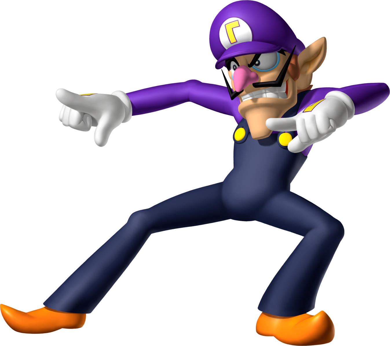 File:Waluigi Artwork - Mario Party DS.png - Super Mario Wiki, the Mario ...