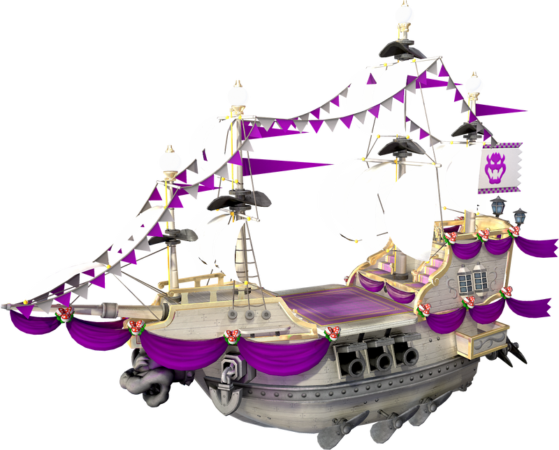 Bowser's Airship - Super Mario Wiki, the Mario encyclopedia