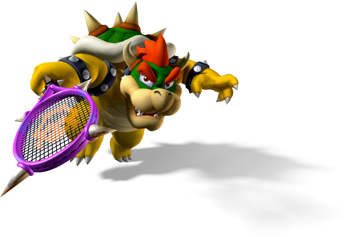 File:Bowser Artwork - Mario Power Tennis.png - Super Mario Wiki, the ...