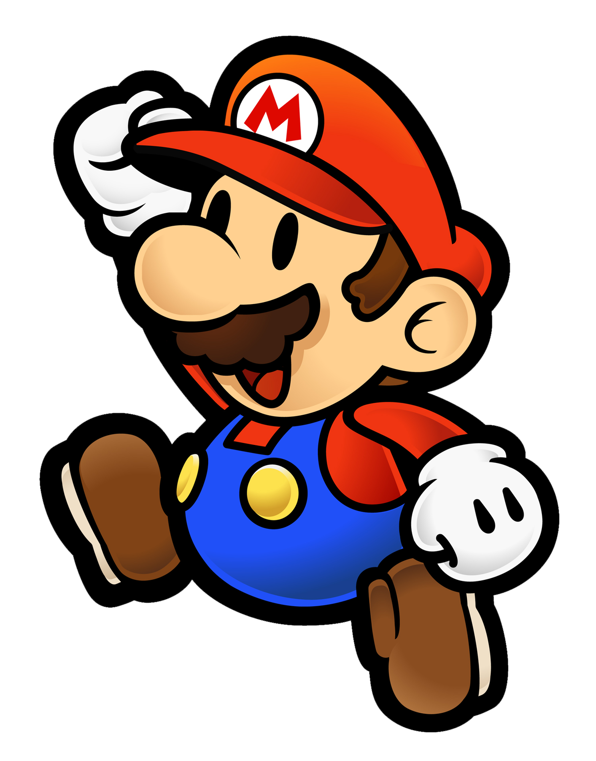 File:PMTTYD Mario Jumping Artwork.png - Super Mario Wiki, the Mario ...