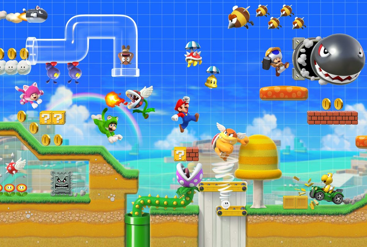 File:SMM2 Free Online Jigsaw Puzzle.jpg - Super Mario Wiki, the Mario ...