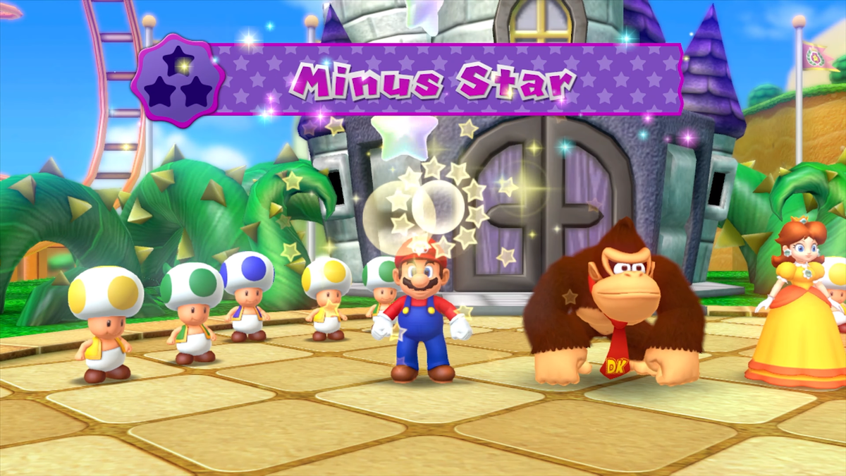 File:Mario receiving a bonus star in Mario Party 10.png - Super Mario ...