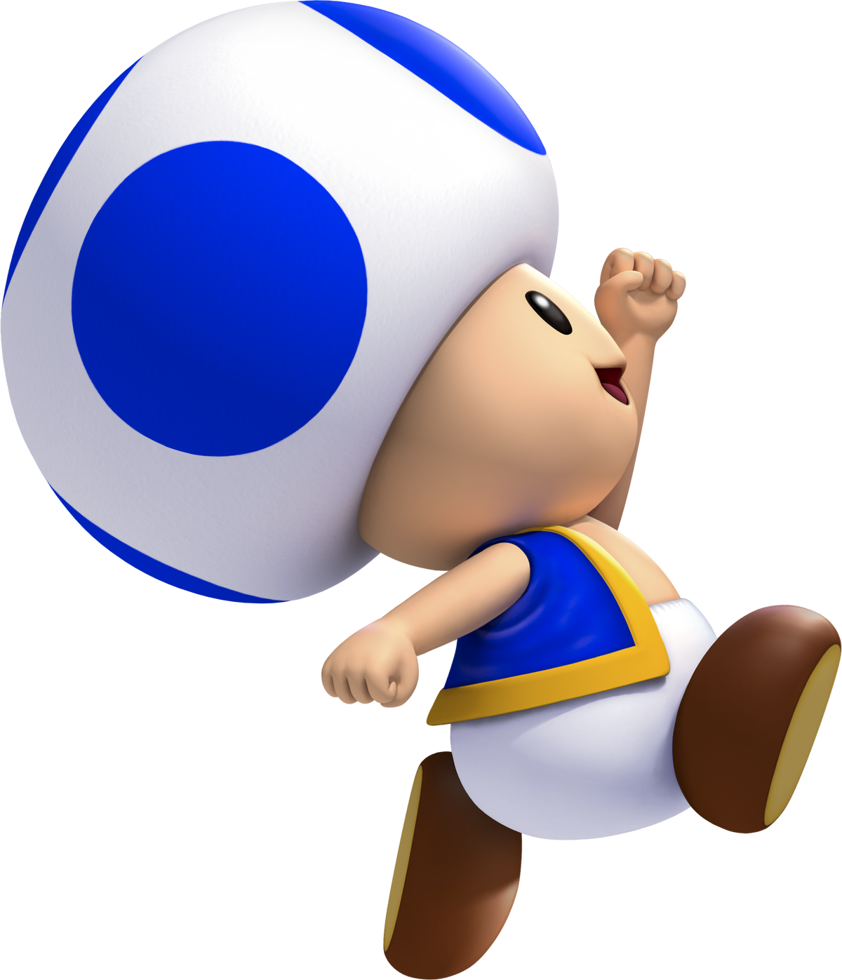 File:NSMBUBlueToad.png - Super Mario Wiki, the Mario encyclopedia